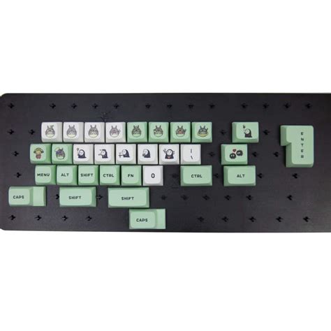 XDA Profile Green Totoro Mechanical Keyboard Keycaps Flashquark