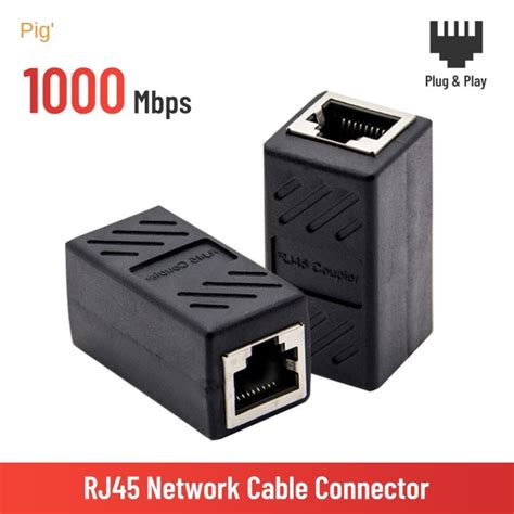 Rj45 Connector Network Extender Ethernet Kabel Rj45 Extender Adapter
