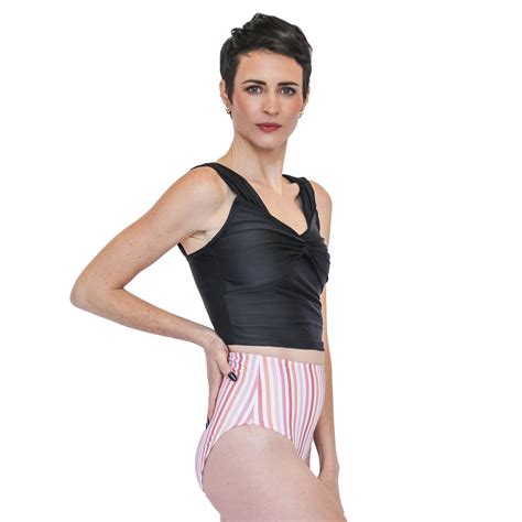 Twist Front Tankini Top