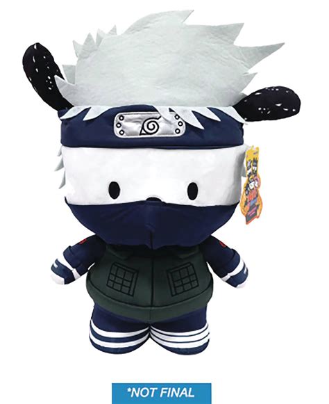 Naruto X Hello Kitty 13 Inch Plush Kakashi Comichub