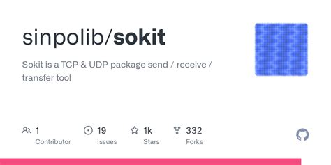 GitHub Sinpolib Sokit Sokit Is A TCP UDP Package Send Receive