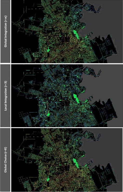 Space Syntax Model Showing The Pattern Of Accessibility Of The 23 Download Scientific Diagram