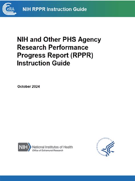 Rppr Instruction Guide Pdf National Institutes Of Health Arial
