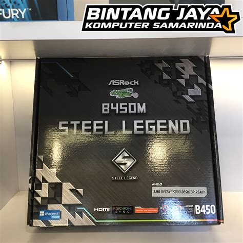 Jual Motherboard Asrock B M Steel Legend AM Socket AMD Ryzen