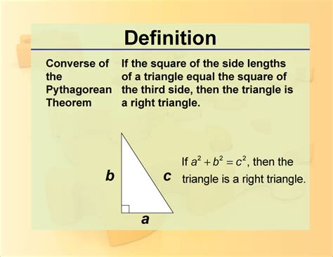 Converse Of The Pythagorean Theorem Problems