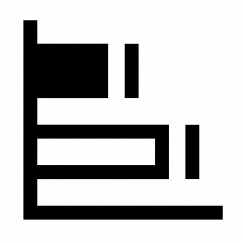 Chart Graph Data Visualization Bar Horizontal Target Icon