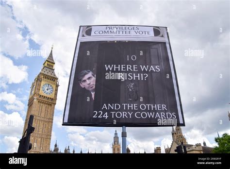 Londres Angleterre Royaume Uni 21st Juin 2023 Un Manifestant Tient