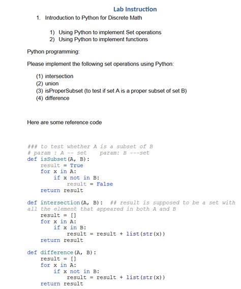 Solved Lab Instruction Introduction To Python For Chegg Com