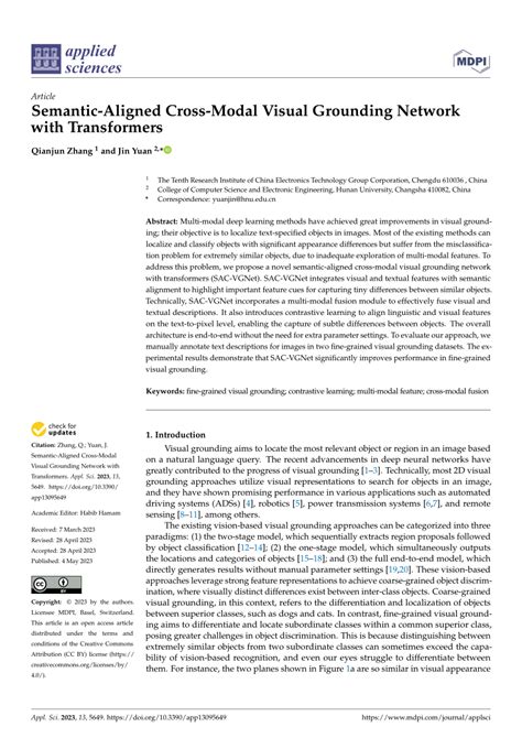 PDF Semantic Aligned Cross Modal Visual Grounding Network With