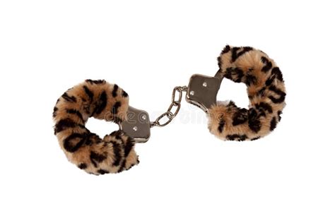 Leopard Pattern Handcuffs Stock Image Image Of Dominatrix 20033213