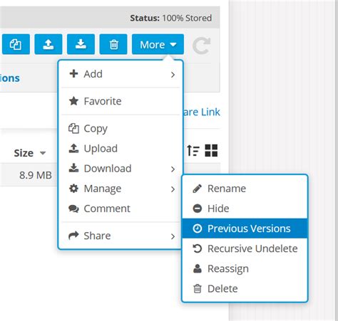 Workplace How To Revert A Project Support Manage Protect Manage