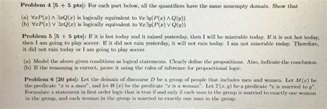 Solved Problem 4 5 5 Ptsl For Each Part Below All The