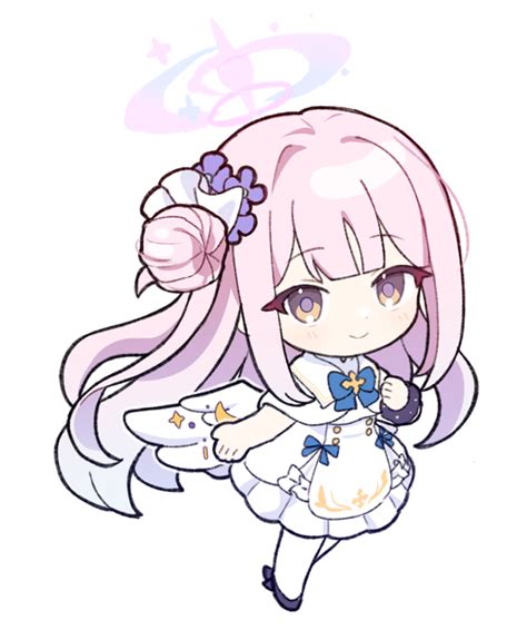 Safebooru 1girl Angel Wings Black Scrunchie Blue Archive Blush