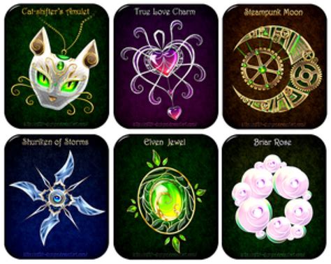 Magic Items Set 9 By Rittik Designs On Deviantart Anime Weapons
