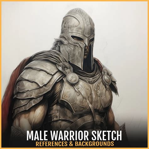Artstation 303 Male Warrior Sketch References