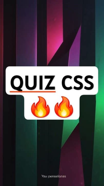 Quizz Css Dev Quiz Webiste Developpementweb Css Astuce Code Cssquad Developpeur Youtube