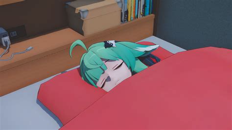 Mmd Huohuo Sleeping By Mist To Zero On Deviantart