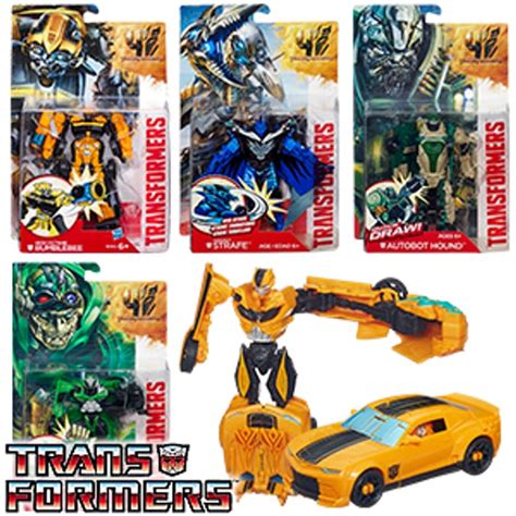Transformers Age Of Extinction Dinobot Strafe And Bumblebee