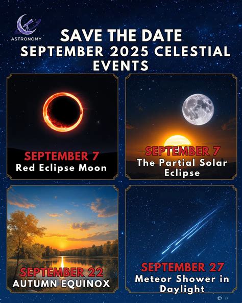 June 🌌 Save The Date September 2025 Celestial Events 🌌 📅 September
