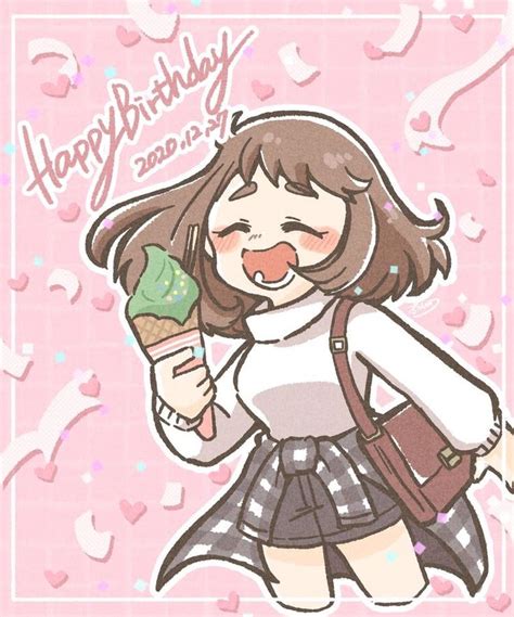 Ochako Uraraka Anime Art Beautiful My Hero Academia Drawing Challenge