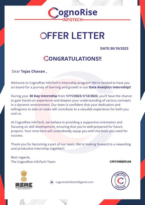 Tejas Chavan On Linkedin Cognoriseinfotech Internship Dataanalysis