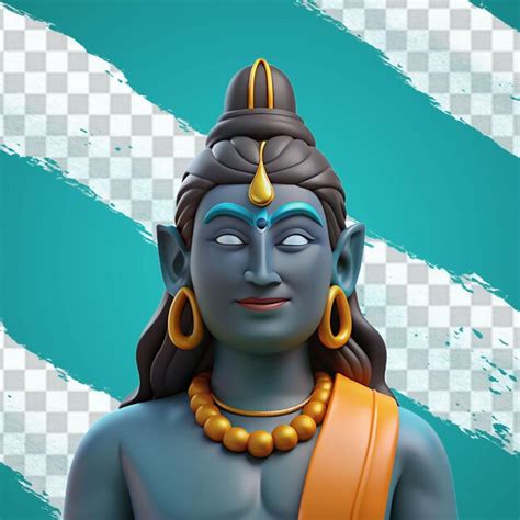 Premium Psd Threedimensional Representation Of Krishna Hindu Deity And Avatar