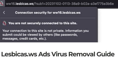 Lesbicasws Ads Virus Removal Guide 5 Min