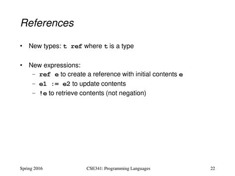 Cse341 Programming Languages Lecture 9 Function Closure Idioms Ppt