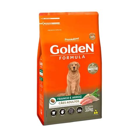 Ração Golden Fórmula Para Cães Adultos Sabor Frango E Arroz 3kg