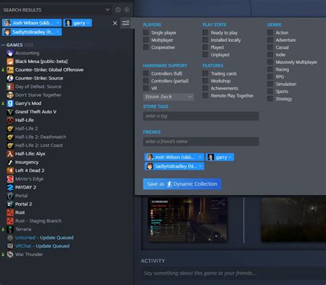 Gvarados On Twitter Steam Library Can Filter Games That Your Friends Already Own 🤯🤯🤯 T