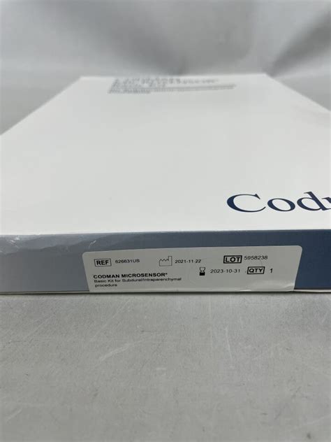 New Integra 626631us Microsensor Basic Kit For Subdural Intraparenchymal Procedure Disposables