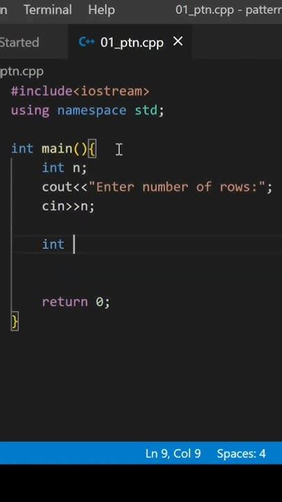 Cpp Patterns Coding Codewitha Dsa Vscode Codinglife Codewithme