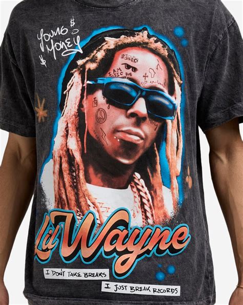 Shop Reason Lil Wayne No Breaks Tee Rsp 427 Char Grey Snipes Usa
