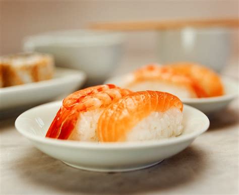 Salmon And Shrimp Nigiri Recipe Eat Smarter Usa