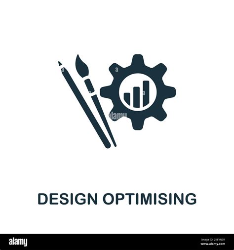 Design Optimising Icon Monochrome Simple Neuromarketing Icon For