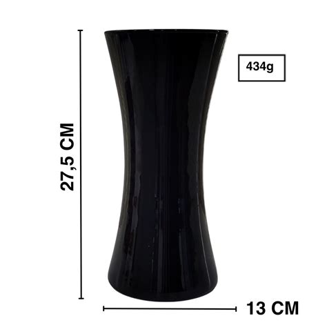 Tokaia Importados Conjunto De Vasos Romeu Nude Julieta Preto Em Vidro Decorativo Moderno Luxo
