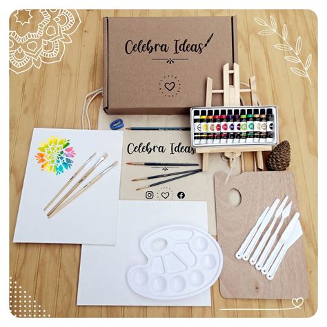 Set De Arte Óleos Con Atril 33 Piezas Kit Pinturas Óleos
