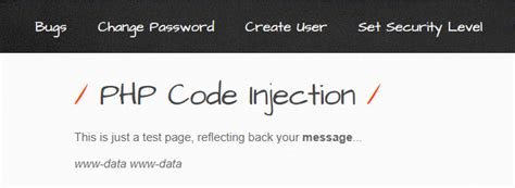 Php Code Injection Bwapp Kod Enjeksiyonu Serdar Daşdemir