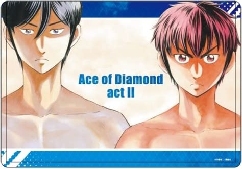 駿河屋 03沢村栄純＆降谷暁公式イラスト キャラクリアケース 「ダイヤのa Actii」（その他）