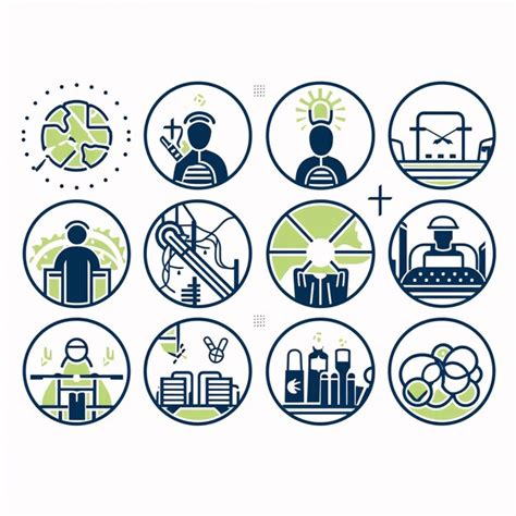 Premium Photo Ecology Icons Set Clean Energy Save Planet Vector Illustration