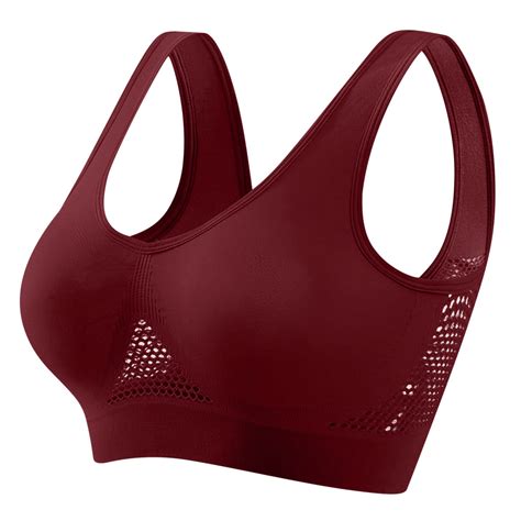 Sriper Comfort Bra Wirefreepadded Front Closure Workout Bralette Push