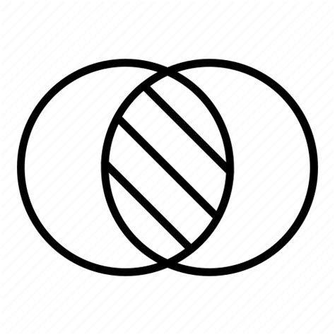 1 diagram venn chart intersection graph icon download on iconfinder