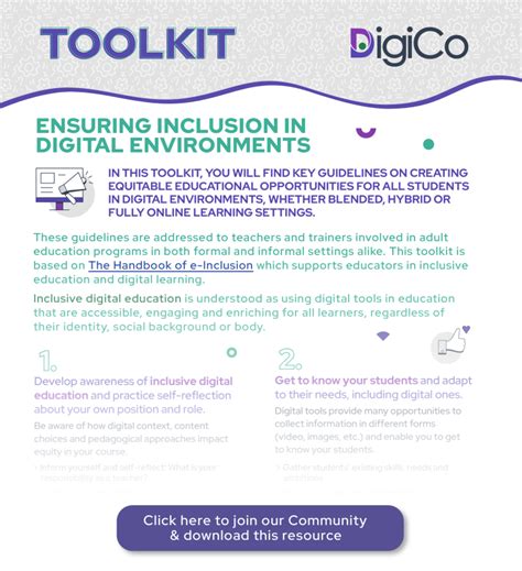 Toolkit Ensuring Inclusion In Digital Environments Digital Collective