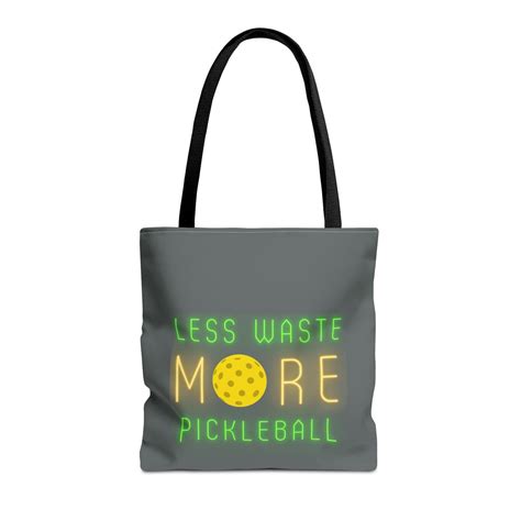 Pickleball Tote Bag Recycling Old Balls Tote Bag Carrying Pickleball