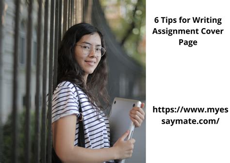 6 Tips For Writing Assignment Cover Page Way Clamp