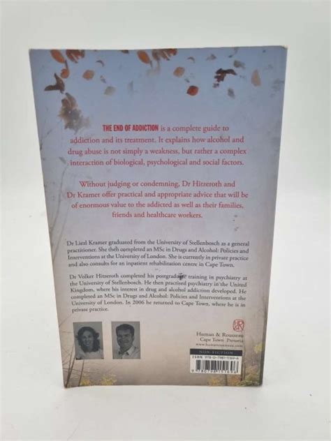 Africana The End Of Addiction By Dr Volker Hitzeroth And Dr Liezl Kramer For Sale In Napier