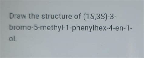 Solved Draw The Structure Of 1s 3s −3
