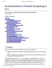 An Introduction To Parallel Computing In C Pdf An Introduction To Parallel