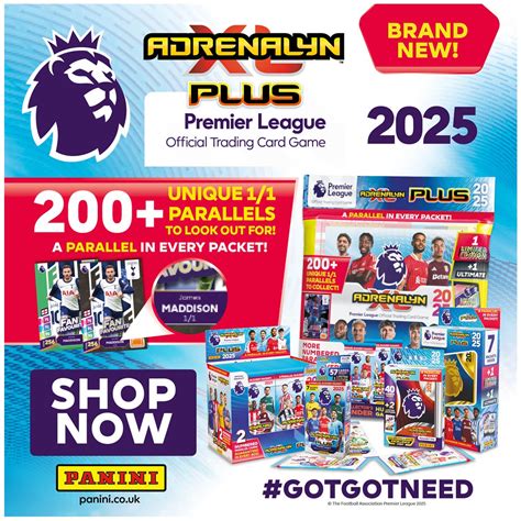 Premier League Adrenalyn XL PLUS 2025 Official Trading Card Game