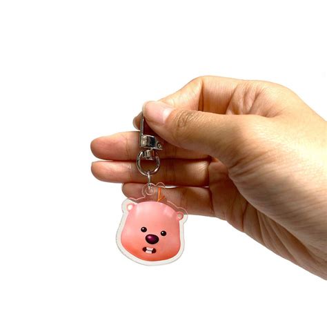 Kakao Friends X Zanmang Loopy Reversible Facial Expression Keyring